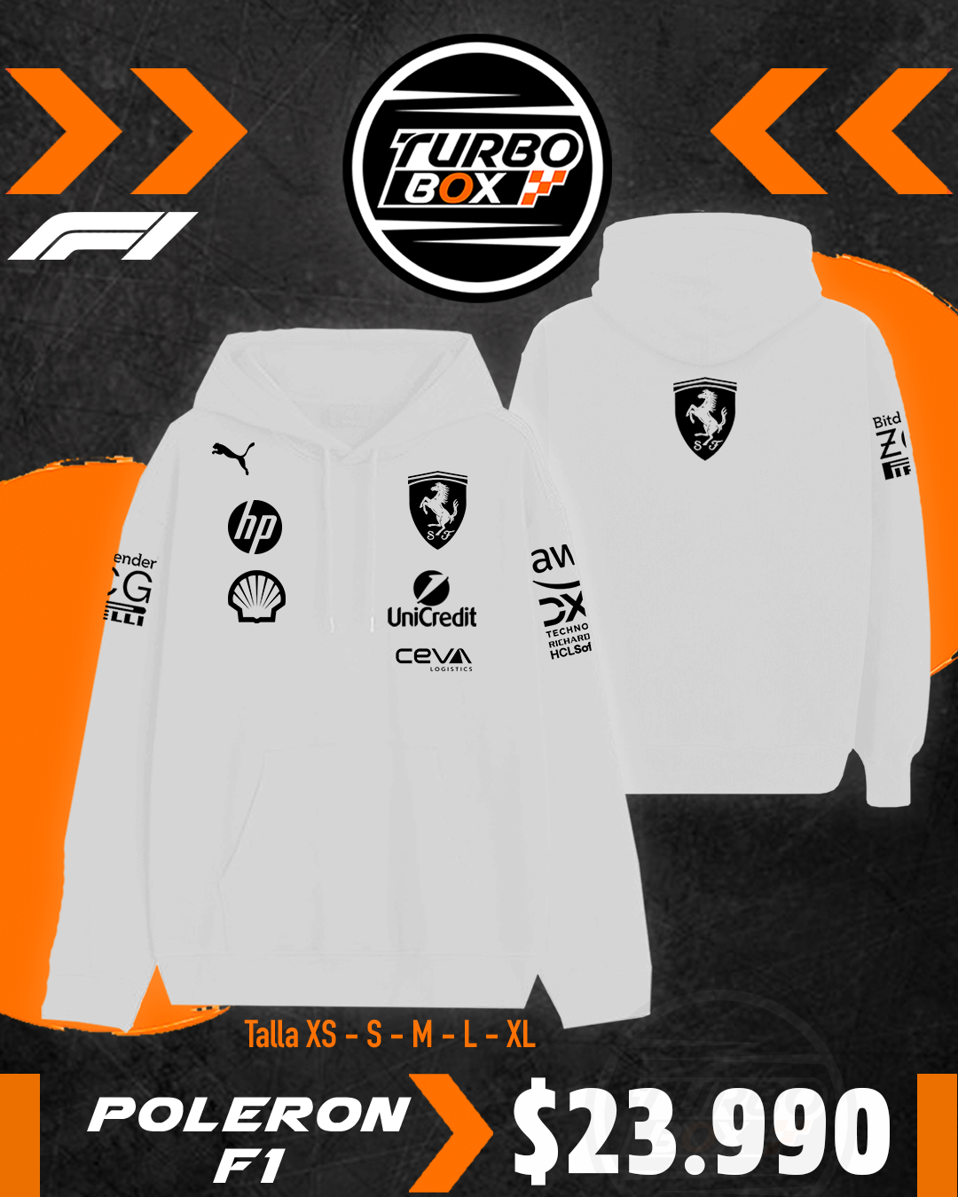 Poleron Ferrari F1 simple – Turbo Box