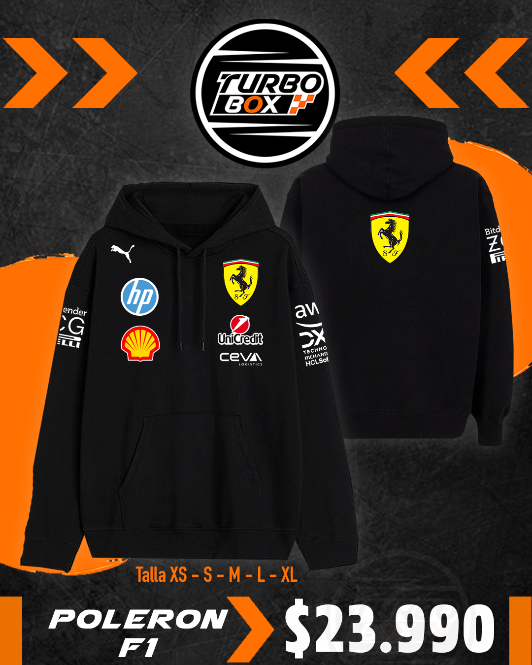 Poleron Ferrari F1 2025 – Turbo Box